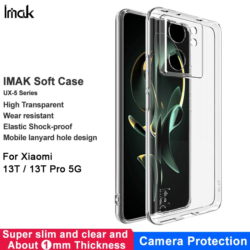 Imak Xiaomi Mi 13T 5G / Mi 13T Pro 5G TPU ซิลิโคน ฝาหลัง เจลลี่นิ่ม เคสโทรศัพท์ กันกระแทก เคส ...