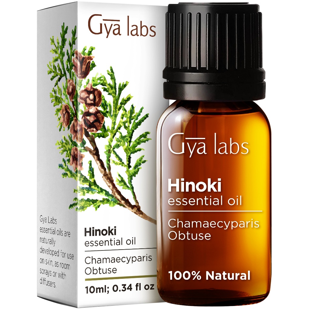 Gya Labs Hinoki Essential Oil for Skin - Hinoki Essential Oil for Diffusers Aromatherapy ...