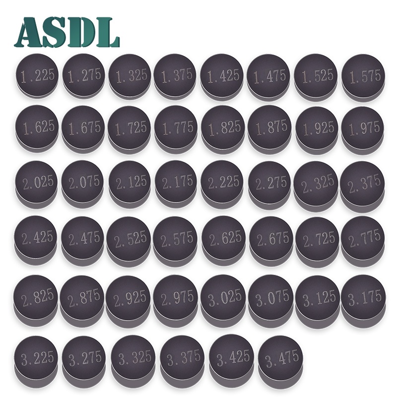 Asdl 5pcs 7.48 มม.ความหนา 1.225-3.475 มม.รถจักรยานยนต์วาล์ว Shim ปะเก็น ...