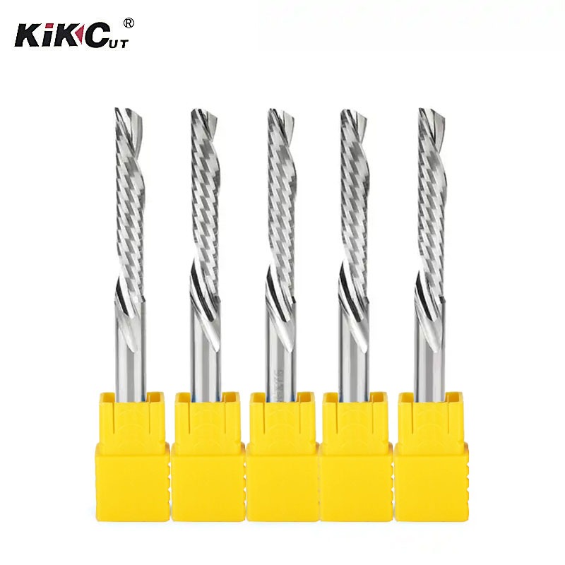 1pc End Mill อะคริลิคเครื่องตัดมิลลิ่ง 3.175 มม.คาร์ไบด์ ดอก CNC Router ...