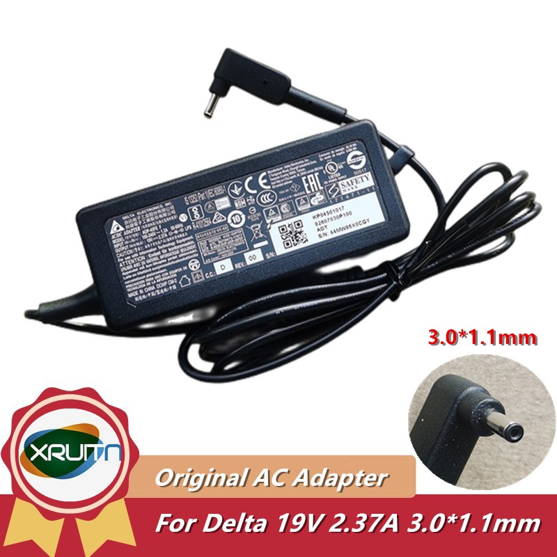 45W Delta AC Adapter Charger สําหรับ ACER 19V 2.37A 45W 3.0x1.0 มม.ADP-45FE F แล็ปท็อปแหล่งจ่าย ...