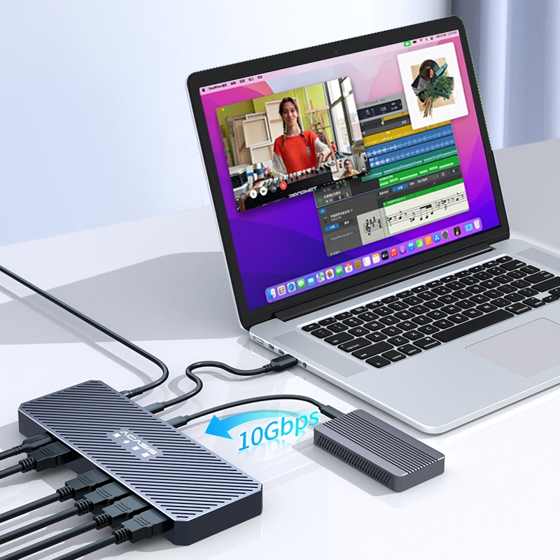 Acasis Thunderbolt 3 การ์ดจับภาพวิดีโอ 4*HDMI 4 HDMI อินพุต 1080P60Hz ...