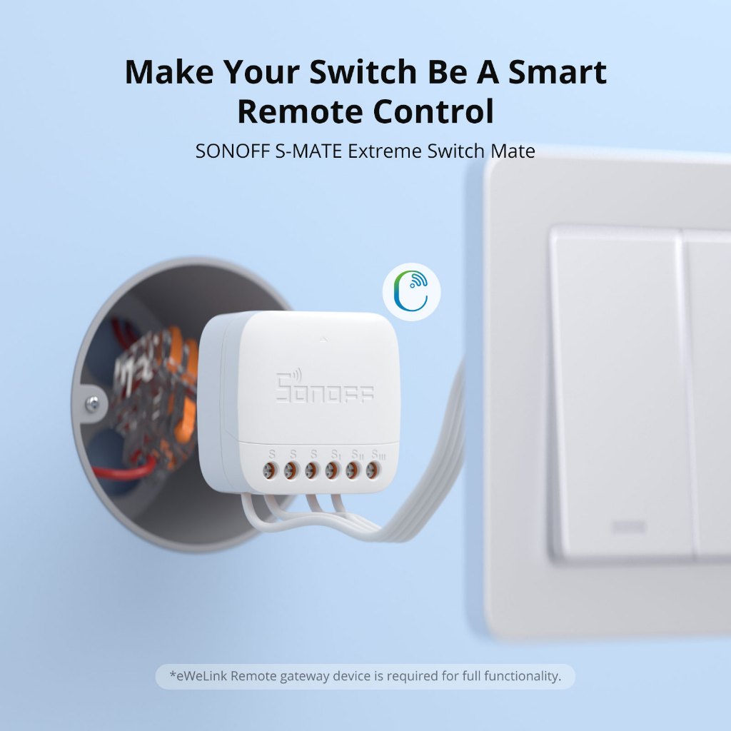 Sonoff S-MATE2 Extreme Switch Mate สวิตช์กลไกควบคุมท้องถิ่น รองรับรีโมท ...