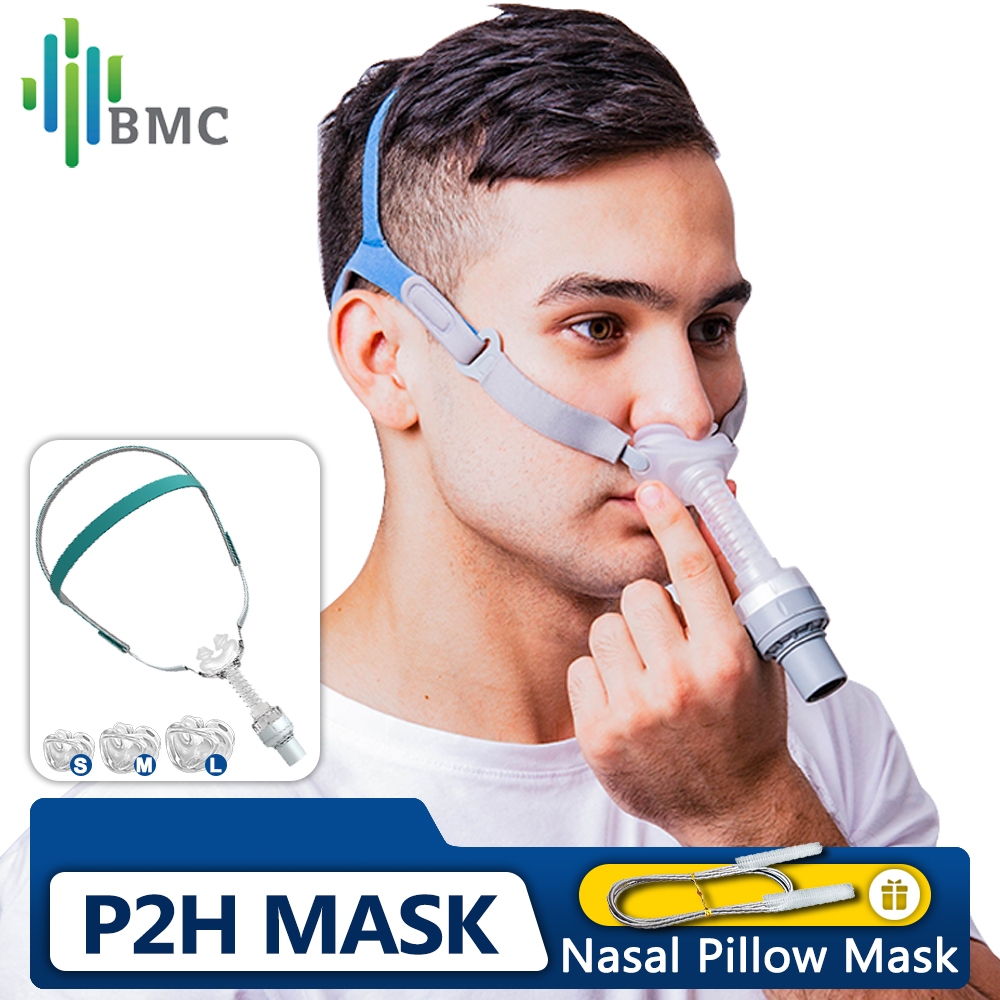 Bmc P2H หมอนรองจมูก แบบไร้น้ํา สําหรับ MI Mini Auto CPAP S M L | Shopee ...