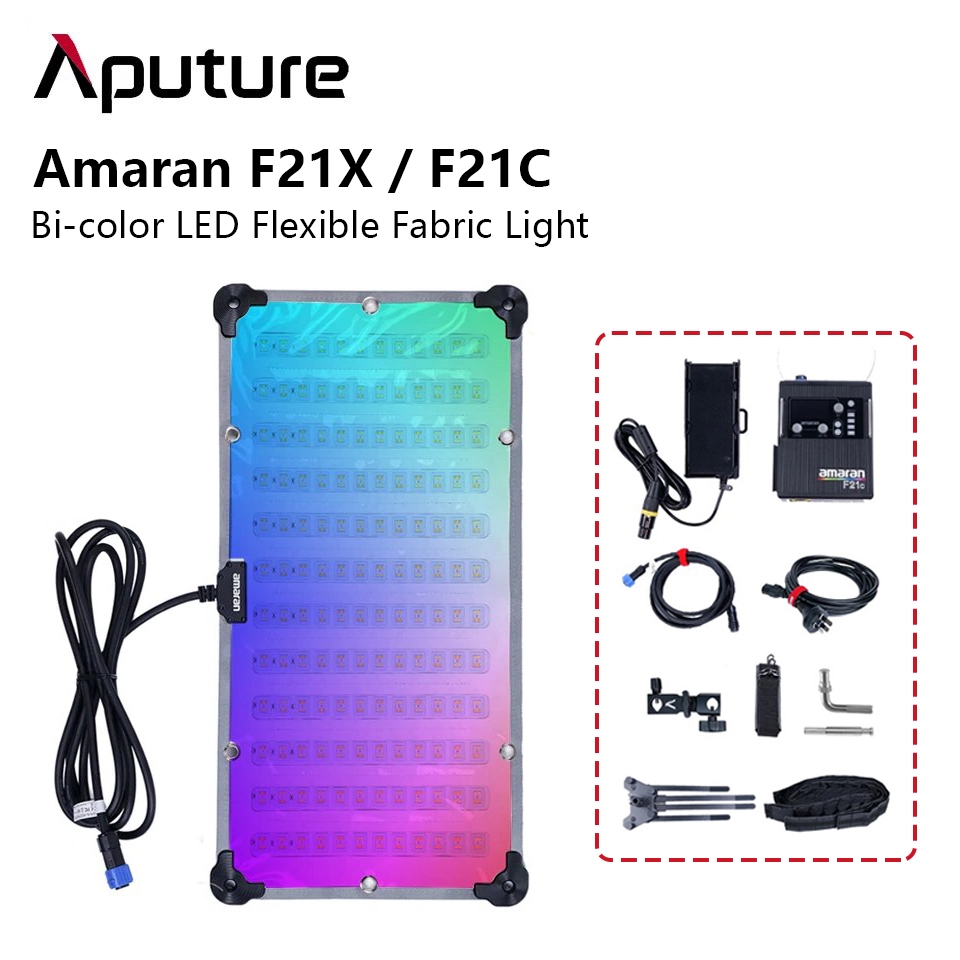 Aputure Amaran F21x F22x ไฟ LED สองสี ยืดหยุ่น น้ําหนักเบา สําหรับถ่าย ...