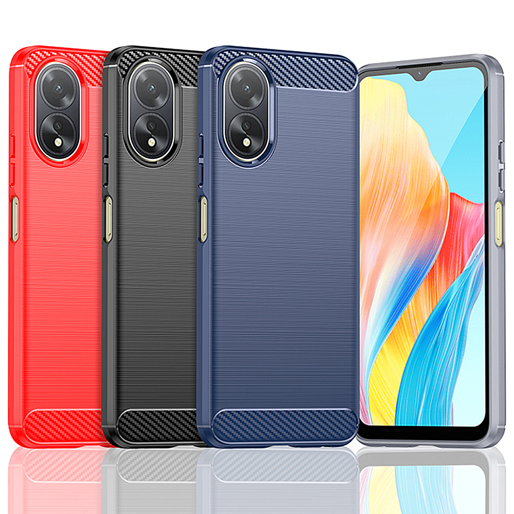เคส OPPO A38 case เกรดสูง คาร์บอนไฟเบอร์ อ่อนนุ่ม เคสมือถือ เคสโทรศัพท์ ...