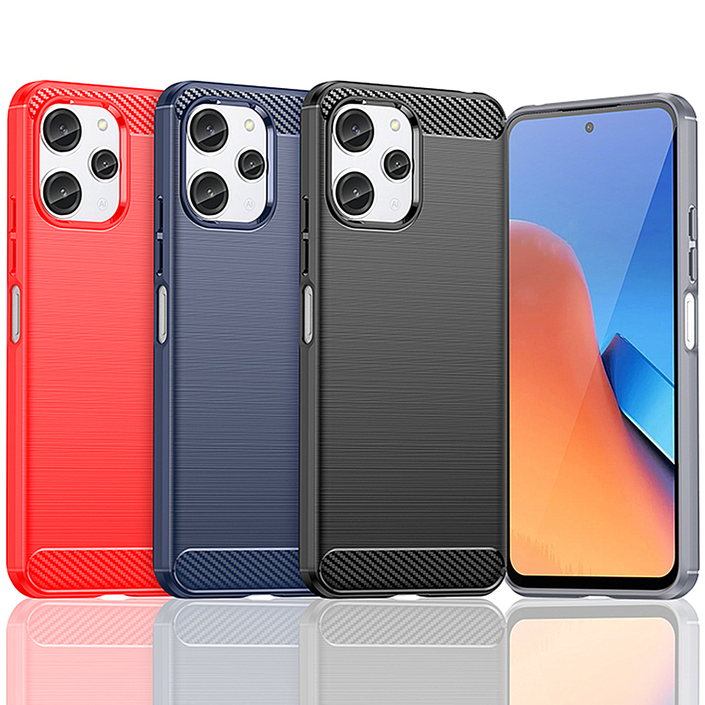 เคส Redmi 12 case เกรดสูง คาร์บอนไฟเบอร์ อ่อนนุ่ม เคสมือถือ เคสโทรศัพท์ ...