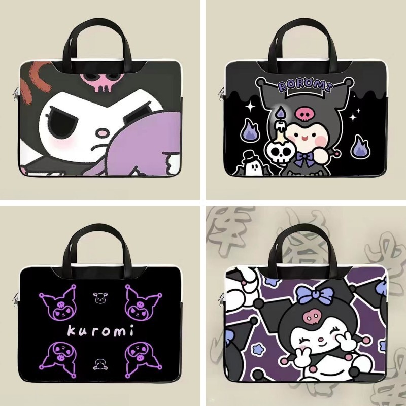 ⭐️Kuromi⭐️ Laptop Bags PU Computer Bag Waterproof Sleeve 13.3 Laptop ...