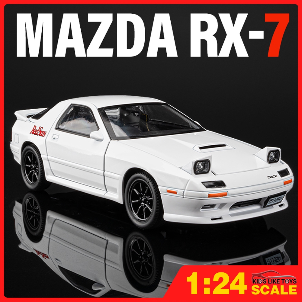 Klt โมเดลรถยนต์ Mazda RX7 Diecast 1:24 ของเล่น ของขวัญวันเกิด สําหรับ ...
