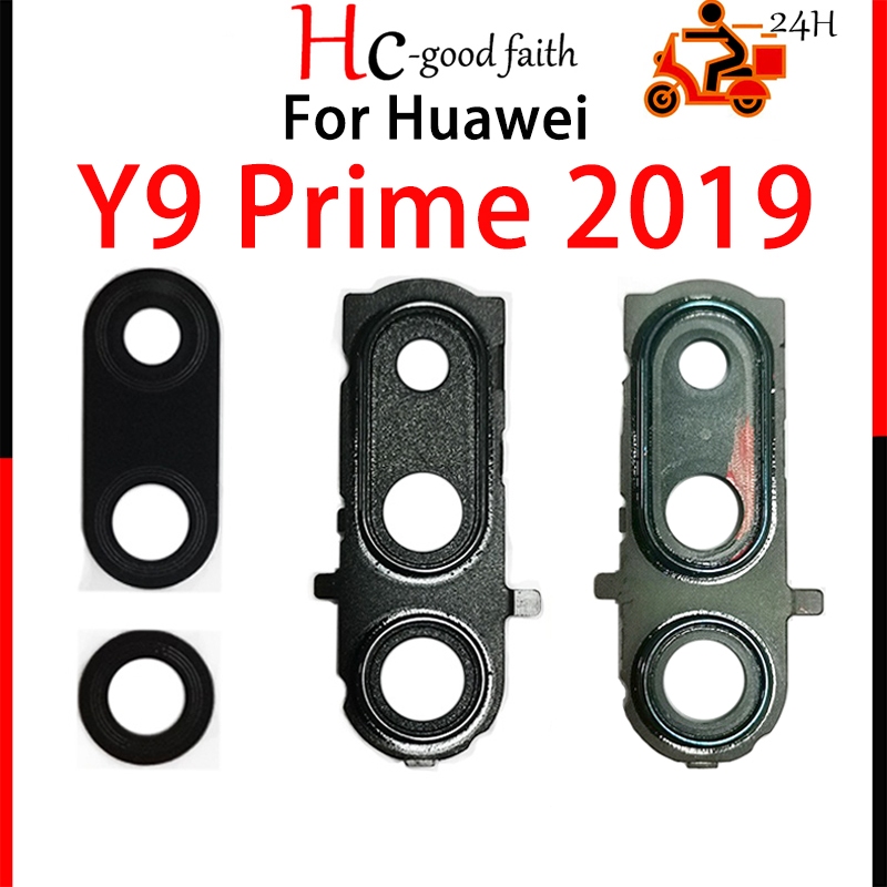 ฝาครอบเลนส์กล้องด้านหลัง พร้อมกรอบ สําหรับ Huawei Y9 Prime 2019 STK-L21 ...