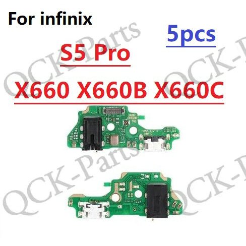 แท่นชาร์จ USB สายเคเบิลอ่อน แบบเปลี่ยน สําหรับ Infinix S5 Pro X660 ...