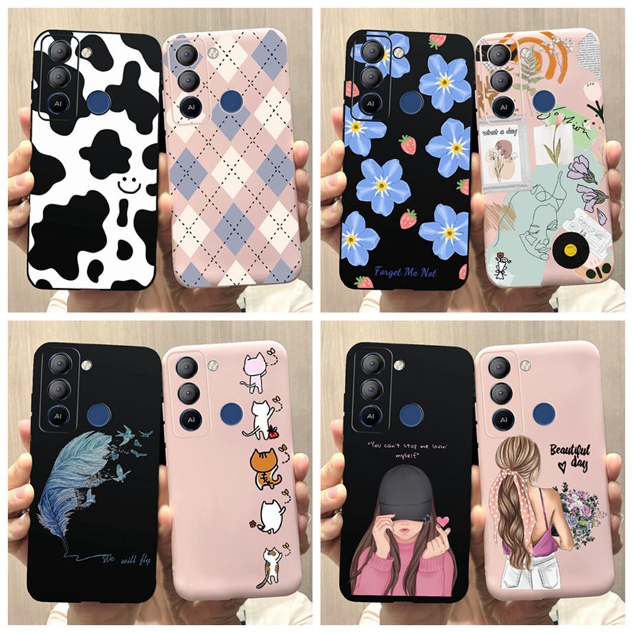 Tecno Pop 5 Lte เคสซิลิโคนนิ่ม เนื้อแมตต์ ปิดด้านหลัง ออกแบบใหม่ 2023 ...