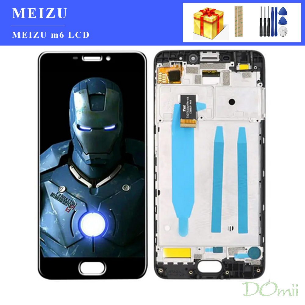 อะไหล่หน้าจอสัมผัสดิจิทัล LCD แบบเปลี่ยน สําหรับ Meizu M6 Meilan 6 ...
