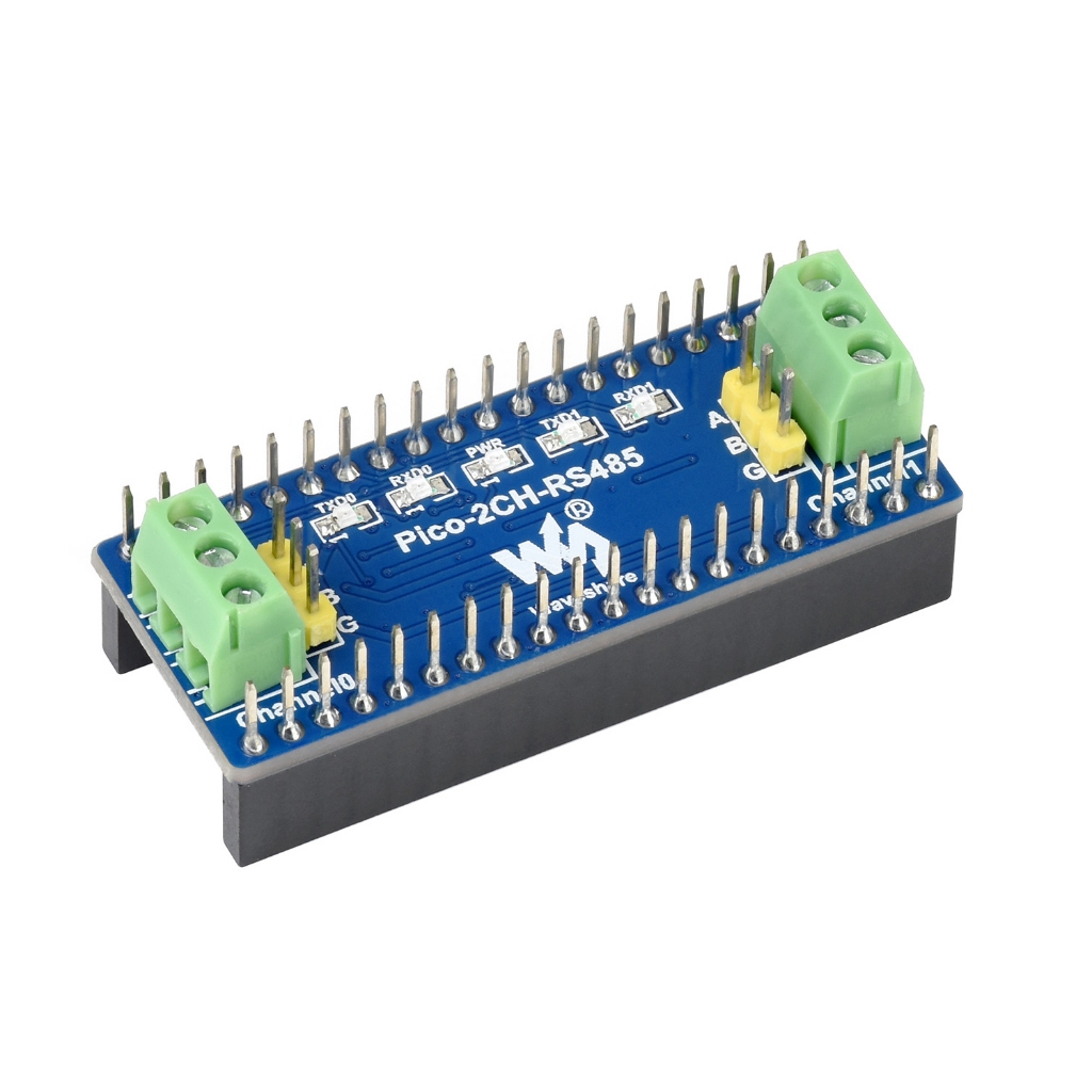 2-Channel RS485 Expansion Module HAT Breakout Shield for RPI Raspberry Pi PICO W H WH RP2040 ...
