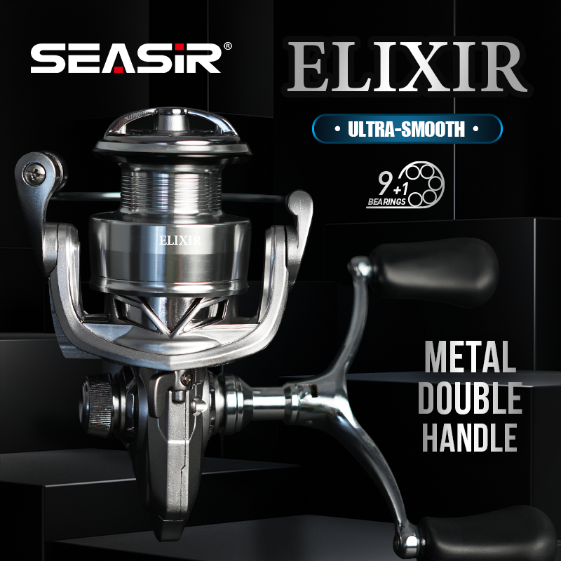 Seasir ELIXIR รอกตกปลาน้ําเค็ม ด้ามจับคู่ LT2000 LT3000 3000 Series 9 ...