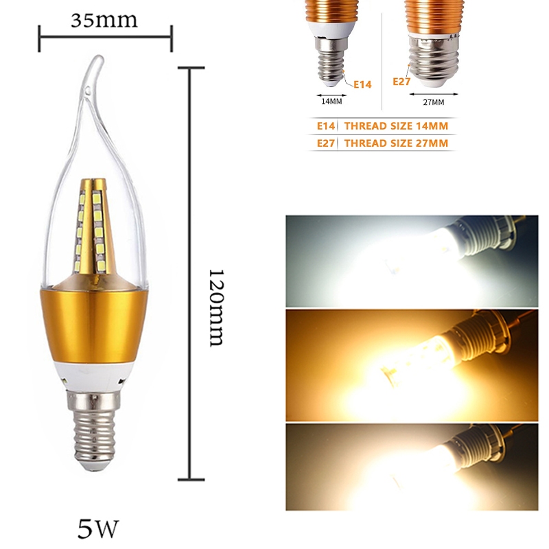 หลอดไฟโคมไฟระย้า E14 E27 5W Led สไตล์วินเทจ | Shopee Thailand