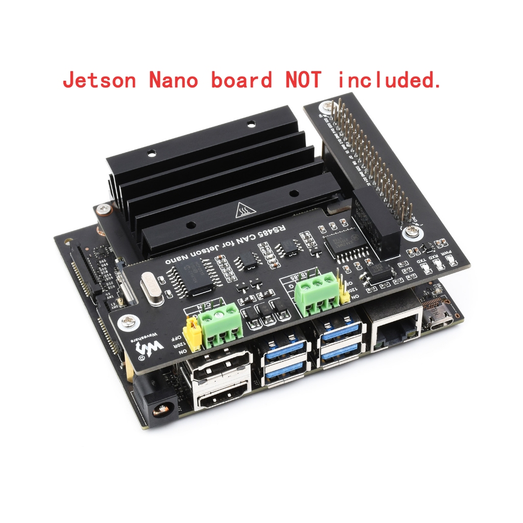 RS485 CAN BUS Module HAT Expansion Board Shield HAT for Nvidia Jetson Orin Nano Developer Kit ...