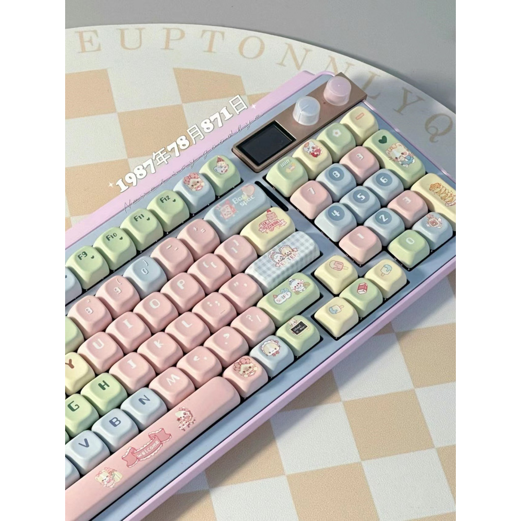 140 คีย์ ปิคนิค Keycap Cherry/FOA ความสูง PBT วัสดุ ระเหิดความร้อนห้า ...