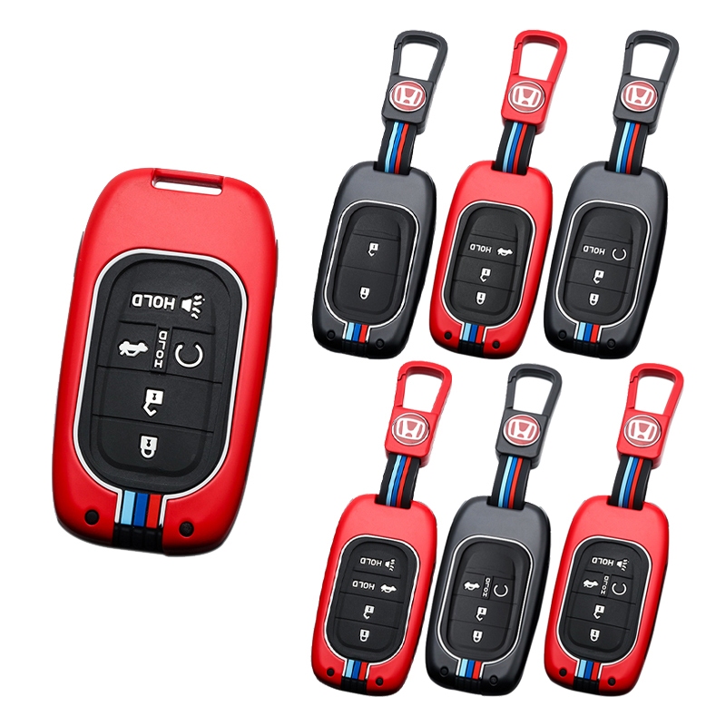 [ของขวัญหรูหรา] Honda Remote Key Case Cover พวงกุญแจสําหรับ Honda HRV ...