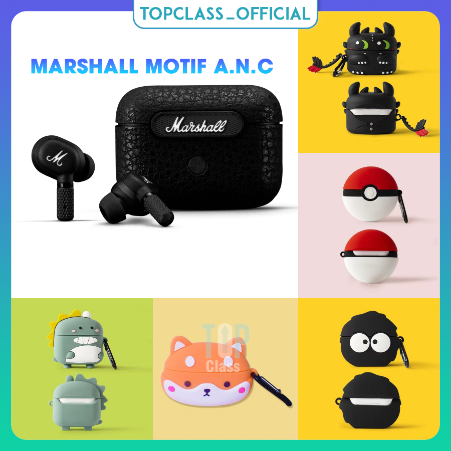 เคสป้องกันสำหรับหูฟังไร้สาย MARSHALL MOTIF A.N.C ลายการ์ตูนน่ารัก ...
