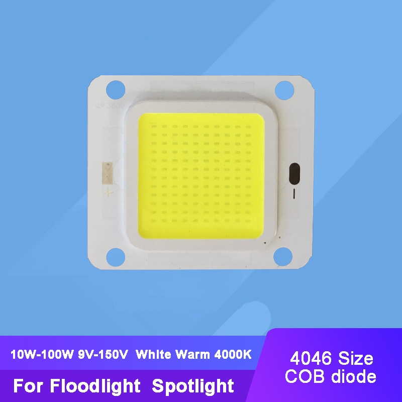 ไฟ LED COB 10W - 100W 4000K สีขาวอบอุ่น และพื้นผิวสี่เหลี่ยม 4640 ขนาด ...