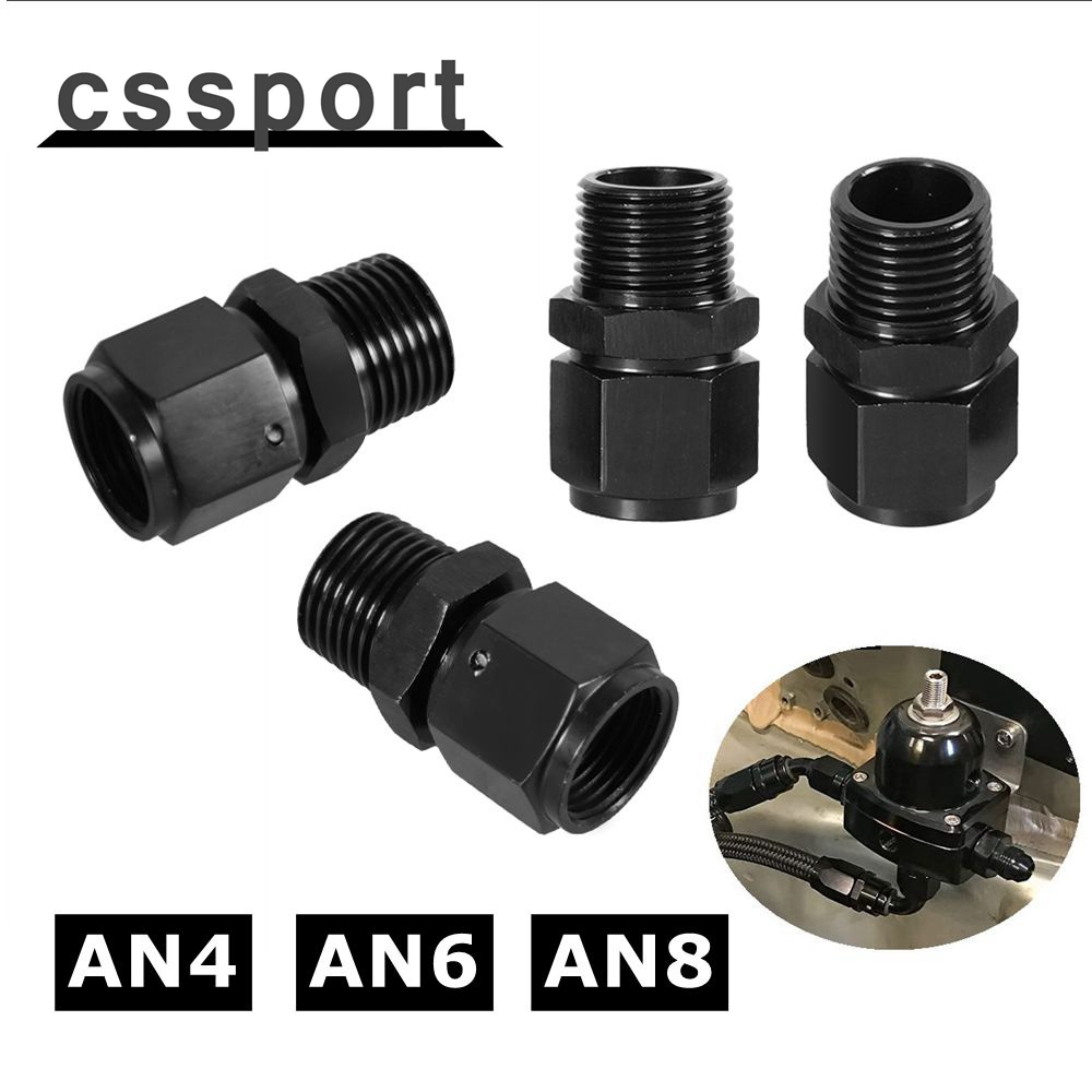 อะแดปเตอร์ข้อต่อระบบเชื้อเพลิง AN4 AN6 AN8 ตัวเมีย เป็น 1/4NPT 1/2NPT 1/8 NPT 3/8NPT ตัวผู้ ...