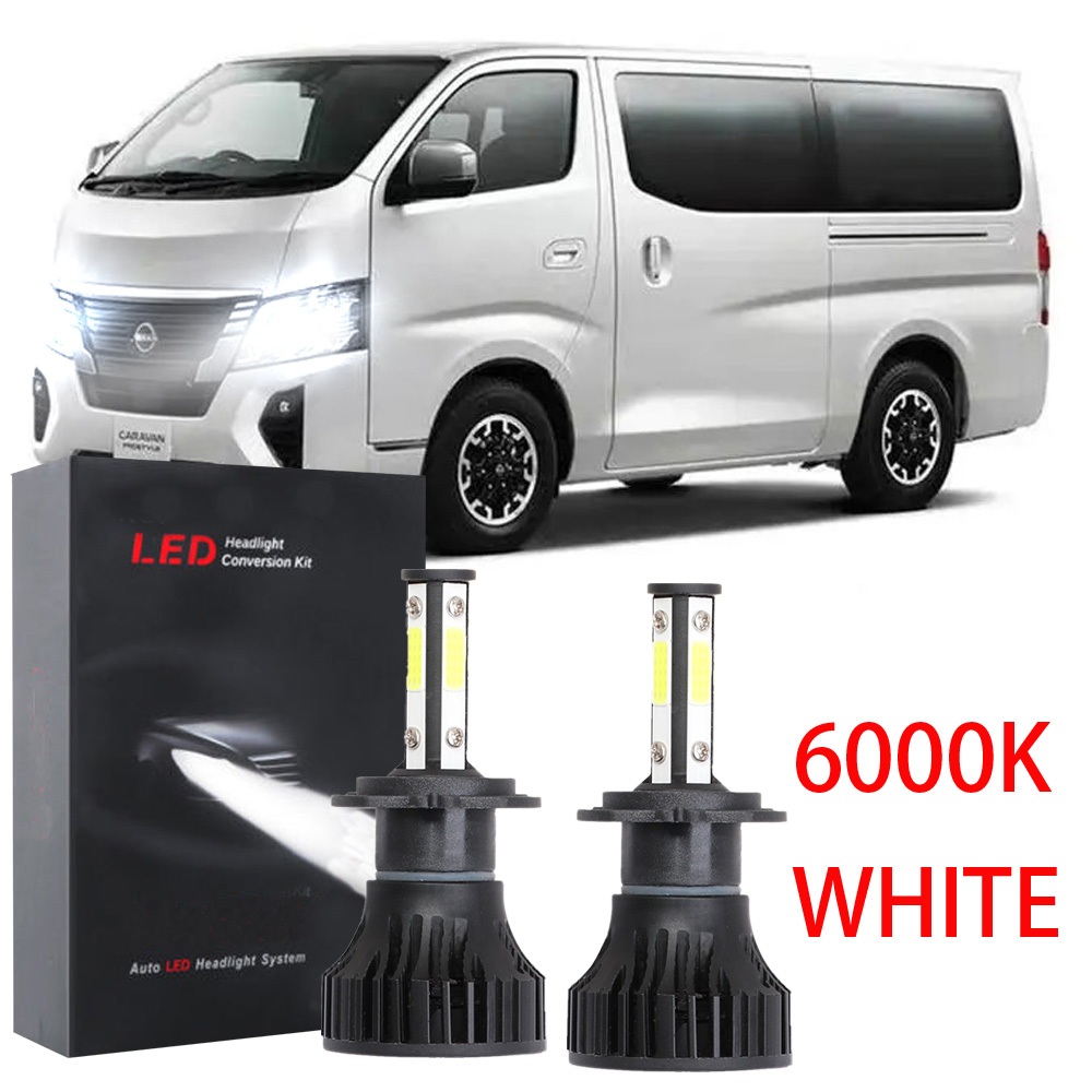 ชุดแปลงหลอดไฟหน้ารถยนต์ LHL LED 6000K 12-32V สีขาว สําหรับ Nissan Urvan E26 NV350 2018 2019 2020 ...