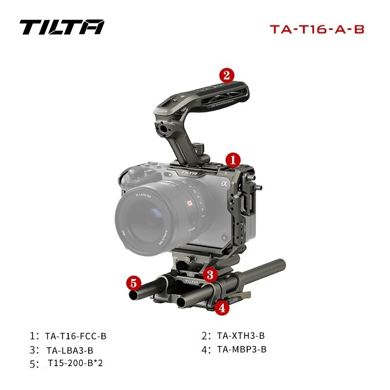 Tilta TA-T16-C-B กรงกล้อง แบบเต็ม น้ําหนักเบา สําหรับ Sony FX3 FX30 Pro FX3 FX30 | Shopee Thailand