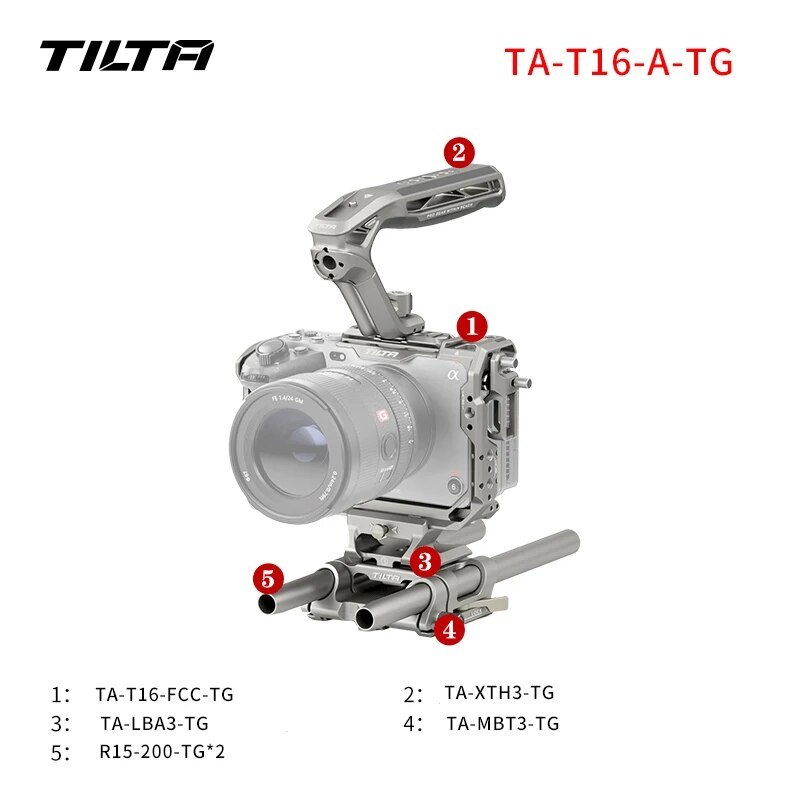 Tilta TA-T16-C-B กรงกล้อง แบบเต็ม น้ําหนักเบา สําหรับ Sony FX3 FX30 Pro FX3 FX30 | Shopee Thailand
