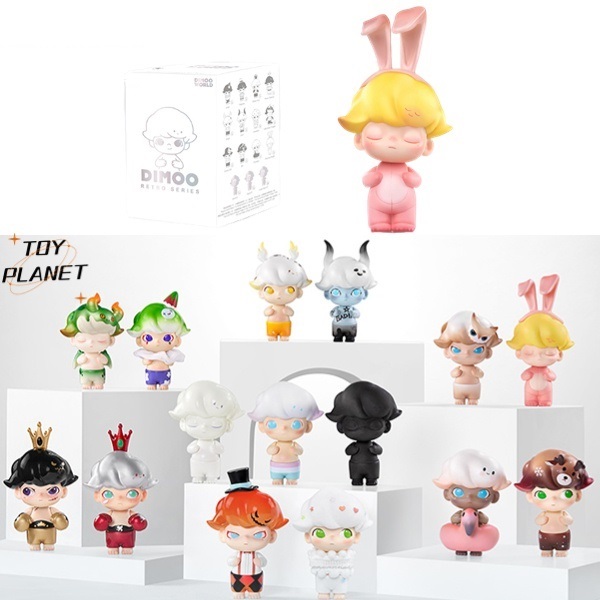 ฟิกเกอร์ POP MART Dimoo Retro Series ของเล่นสะสม สําหรับเด็ก | Shopee ...