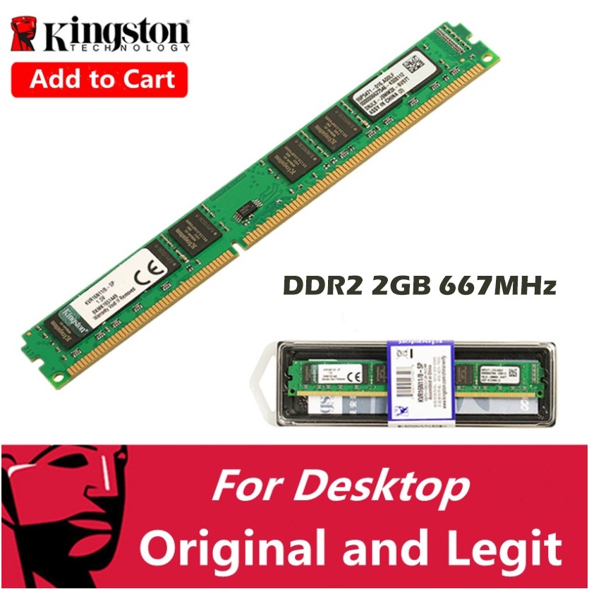 Kingston RAM DDR3 DDR2 667 800MHz 1333MHz 1600 MHz PC3-10700 4G 4GB 2GB ...