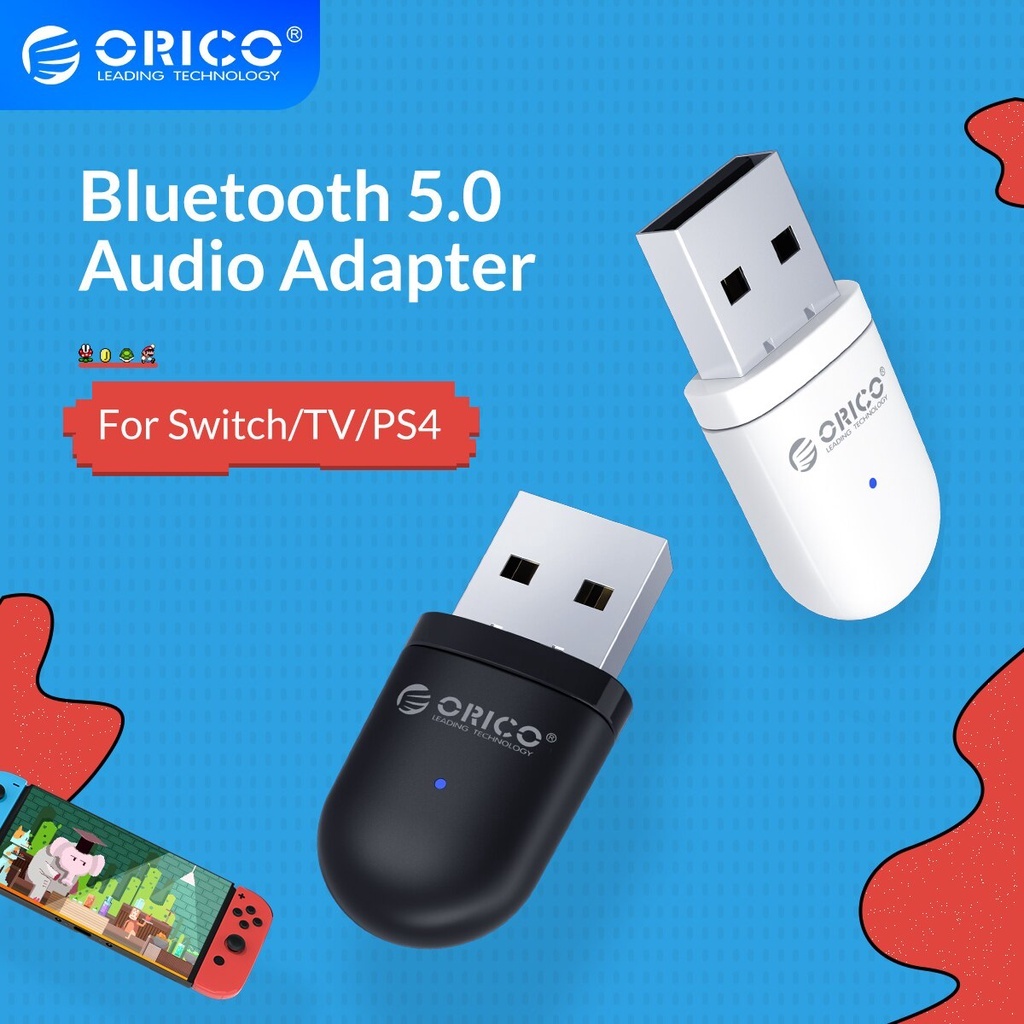 Orico USB Bluetooth 5.0 เครื่องส่งสัญญาณอะแดปเตอร์เสียงสําหรับ Nintendo ...