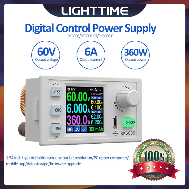 Rk6006 RK6006-BT พาวเวอร์ซัพพลายควบคุมแรงดันไฟฟ้า 6A 60V DC DC RK6006-C AC เป็น DC | Shopee Thailand