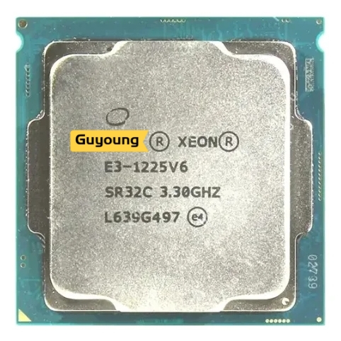 โปรเซสเซอร์ Quad-core YZX Xeon E3 1225V6 E3-1225 V6 E3 1225 V6 E3-1225V6 CPU 3.30GHz 8M 73W ...
