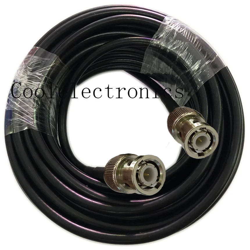 Rg58 BNC Q9 Male TO BNC Male 50-3 50ohm สายเคเบิ้ลเชื่อมต่อ RF 50ohm Coaxial 5 10 15 20 25 30 50 ...