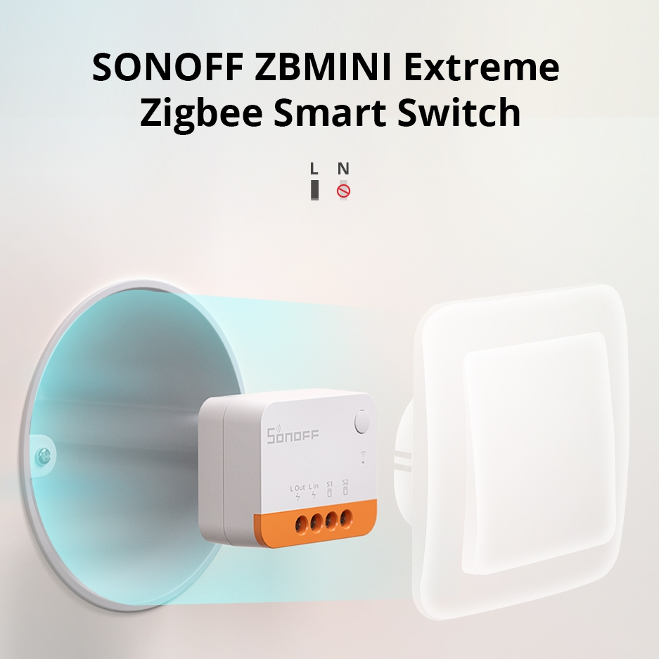 Sonoff ZBMINIL2 Zigbee โมดูลสวิตช์ไร้สาย 2 ทาง ควบคุมผ่านแอพ eWeLink ...
