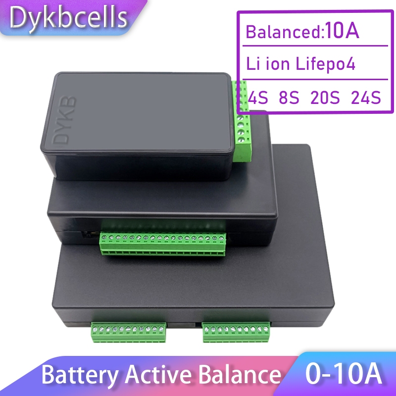 Dykbcells Li ion Lifepo4 แบตเตอรี่ลิเธียม 10A 4S 8S 10S 13S 16S 20S BMS สําหรับยานพาหนะ RV ...