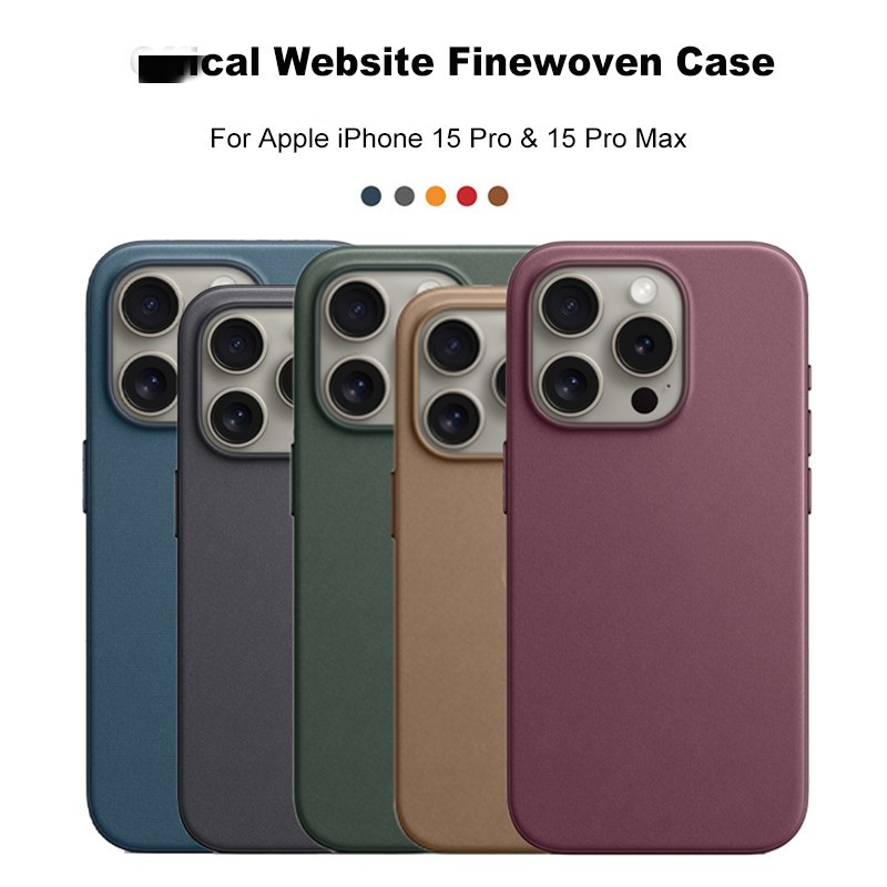 หรูหรา FineWoven Magnetic Animation สําหรับ Apple iPhone 15 Pro Max ...