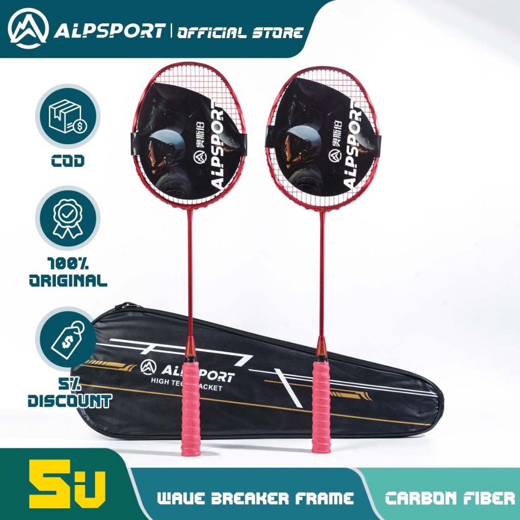 ALP V5 PRO 5U 72g Ultralight G5 100% คาร์บอนไฟเบอร์ไม้แบดมินตันพร้อม ...