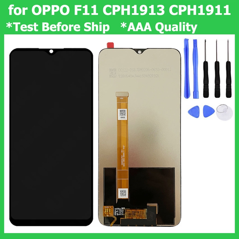 อะไหล่หน้าจอสัมผัส LCD แบบเปลี่ยน สําหรับ OPPO F11 CPH1969 CPH1913 ...