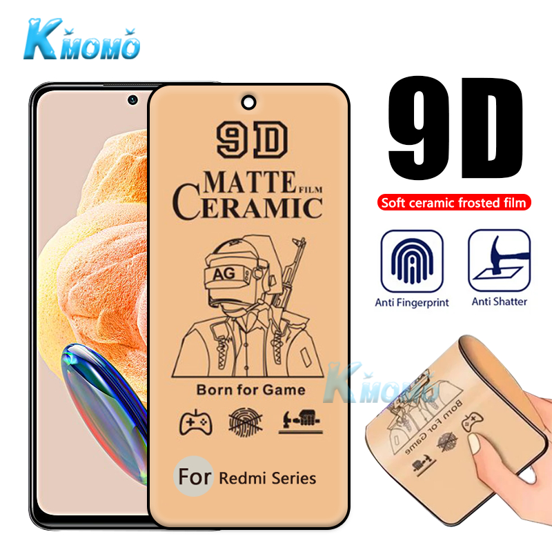 ฟิล์มฝ้าเซรามิกเนื้อนุ่ม Xiaomi Redmi 14c A3 13C 12C A1 A2 Note 13 12 12s 11 11s 10 9 9t 9s 8 7 ...