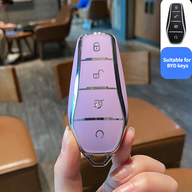 BYD Remote Key Case รูปแบบการ์ตูนน่ารักสำหรับ BYDAtto 3 Dolphin High ...