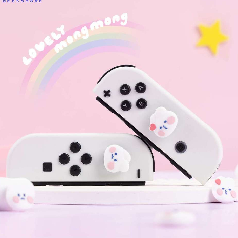 เคสจอยสติ๊ก ซิลิโคนนิ่ม ลายน่ารัก สําหรับ Switch Oled NS Lite | Shopee Thailand