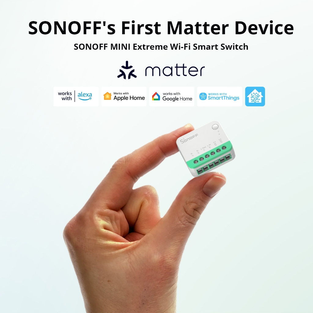 Sonoff MINIR4M MINI Extreme Wi-Fi สวิตช์อัจฉริยะ ESP32 ชิปรีเลย์รีเลย์ ...