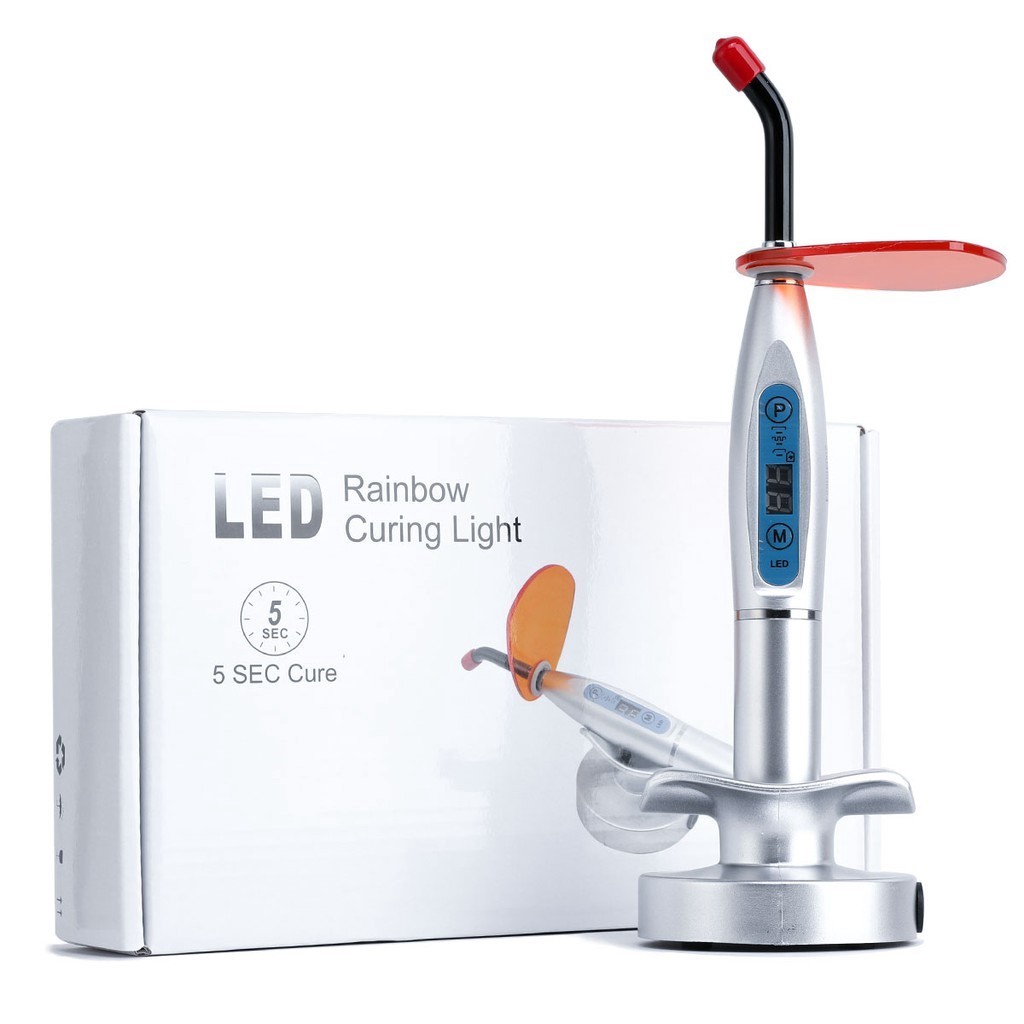 ทันตกรรมไร้สาย LED Cure Curing Light โคมไฟ 2000mw Silver | Shopee Thailand