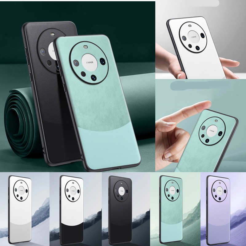 เคสโทรศัพท์มือถือหนัง PU ผิวด้าน แฟชั่น สําหรับ Huawei Mate 60 Pro Mate 50 RS Mate 40 Pro ...