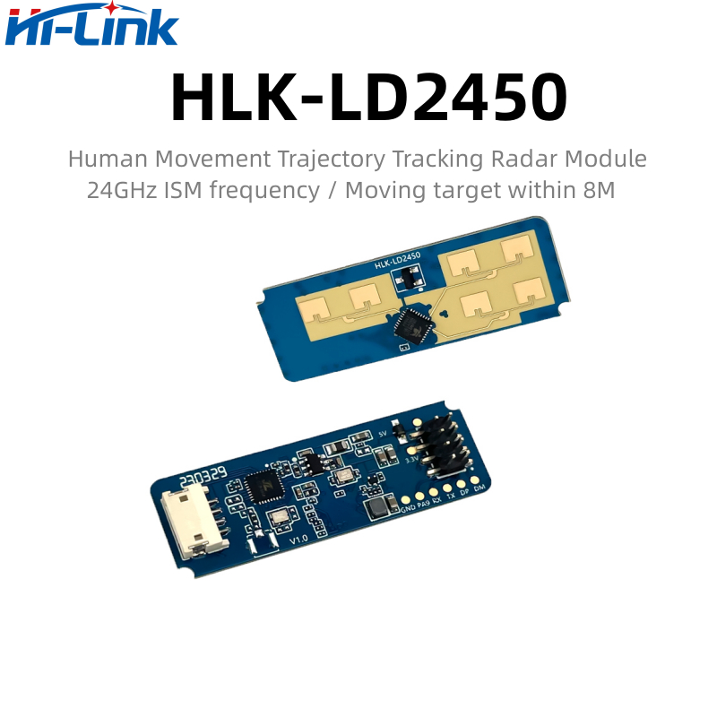 Hi-link 24GHz Human Presence Status Sensor Radar Module LD2450 test ...