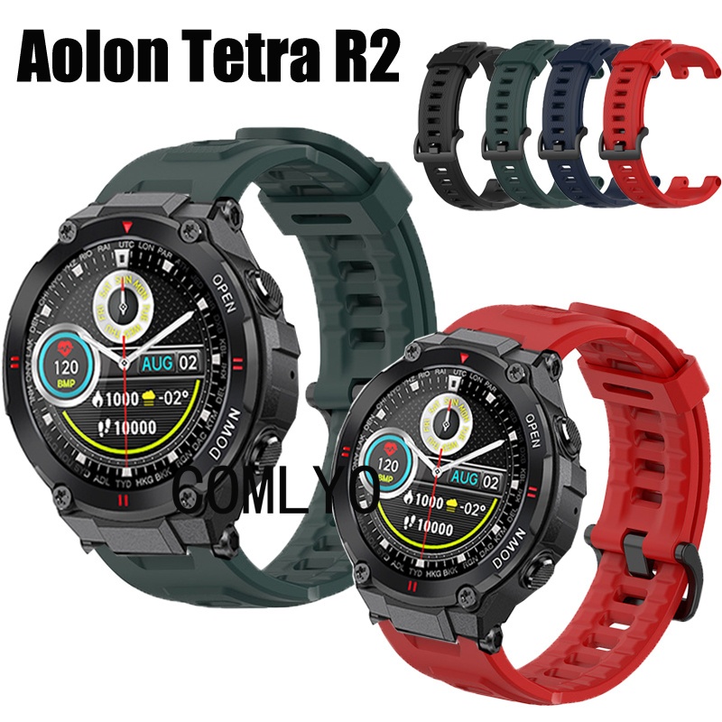 สําหรับ Aolon Tetra R2 สายนาฬิกาข้อมือสมาร์ทวอทช์ ซิลิโคนนิ่ม | Shopee ...