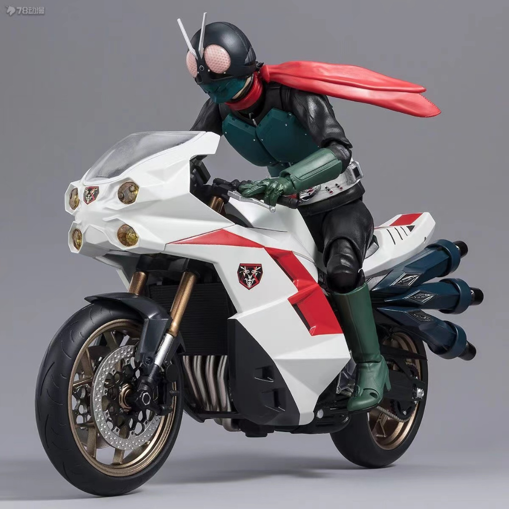 [พร้อมส่ง] Bandai/bandai สินค้าใหม่ SHF SHIN KAMEN RIDER โมเดลรถ ...