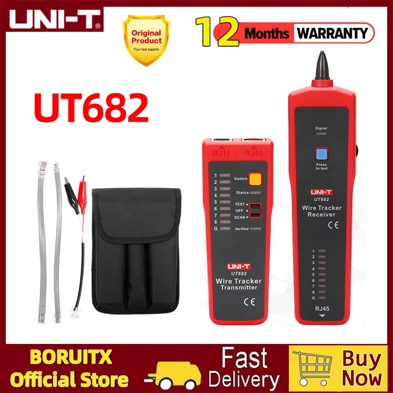 UNI-T UT682 Series Wire Tracker Toner Probe Telephone Line Network ...